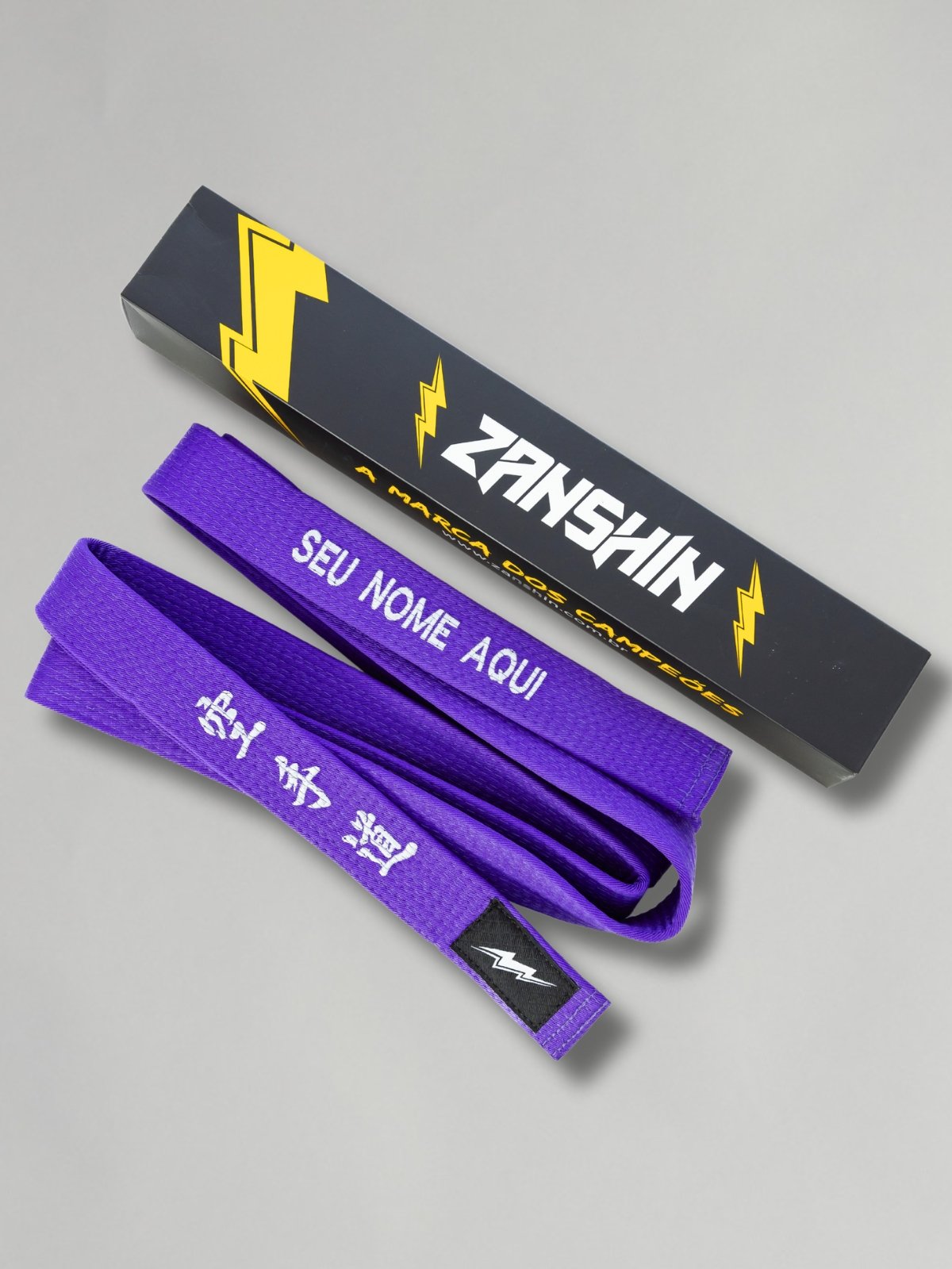 Faixa Bordada Personalizada Algodão Zanshin